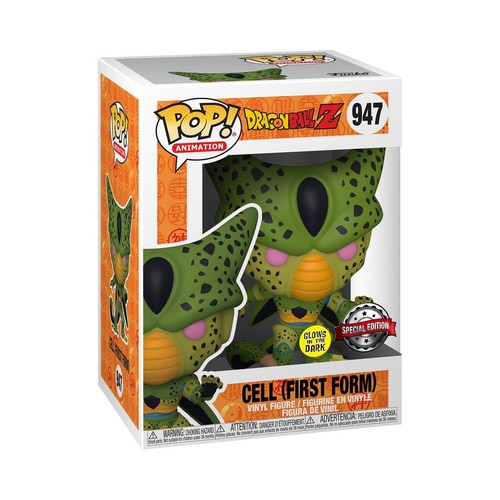 Funko Pop! Animation: DBZ - Cell - (First Form) - Glow In the Dark ...