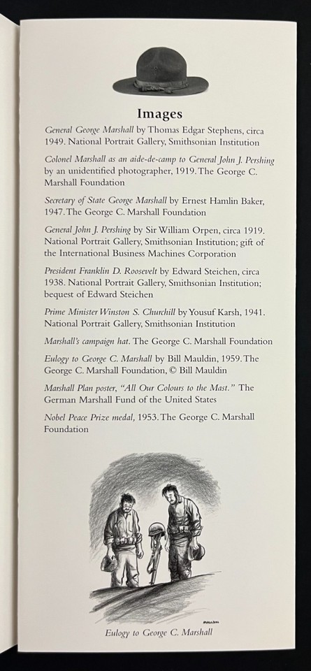 1997-99 George C Marshall Peace Exhibit Smithsonian Washington DC ...