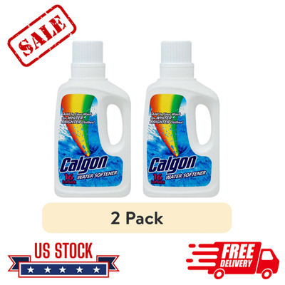 2 PACK Calgon Water Softener, 32oz Bottle, Laundry Detergent Booster Free & Fast | eBay