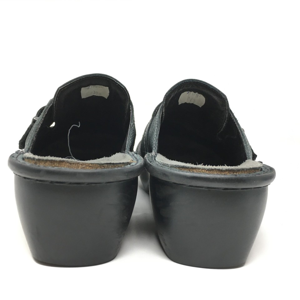 Naot Avignon Mules Clogs Shoes Womens Size 8 US 39 EU Black Leather ...