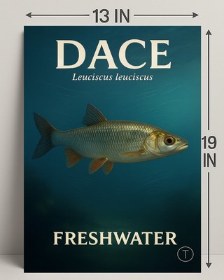 Dace Freshwater Fish Wall Art Print | eBay