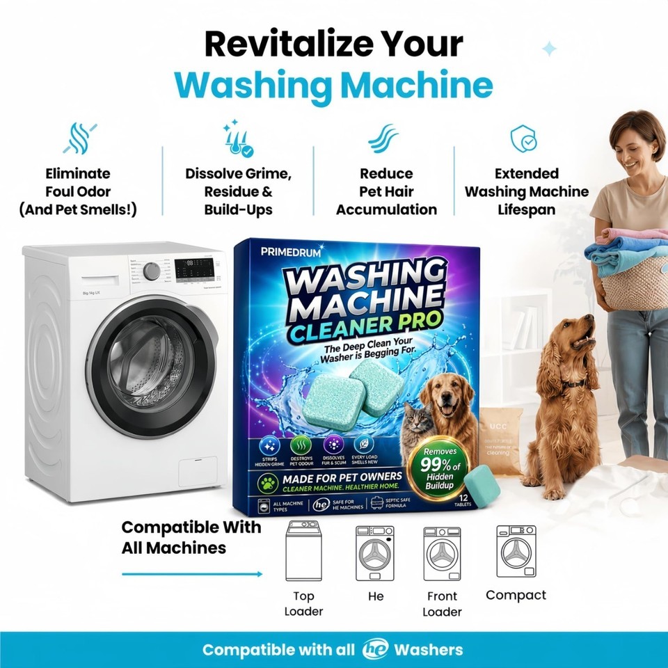 Primedrum Washing Machine Cleaner Pro UK | eBay UK