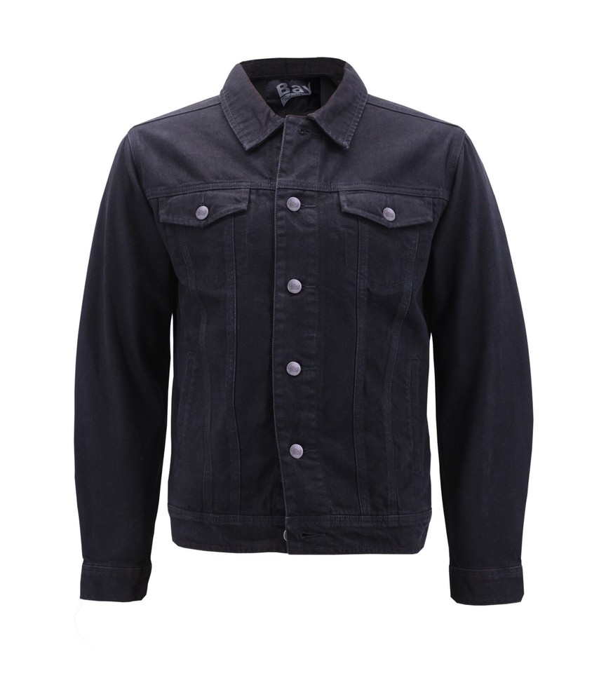 Red Label Men’s Premium Casual Faded Denim Jean Button Up Cotton Slim ...