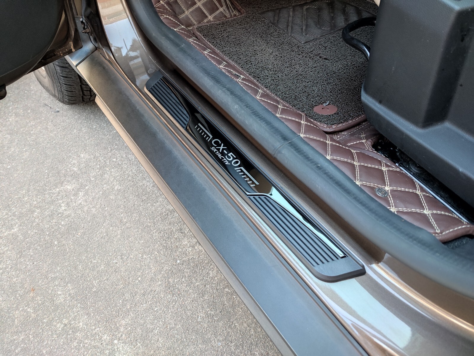 Door Sill Protector Scuff Plate Trim Scuff Guard For Mazda CX50 2024 ...