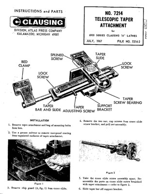 Lathe - Clausing 6900