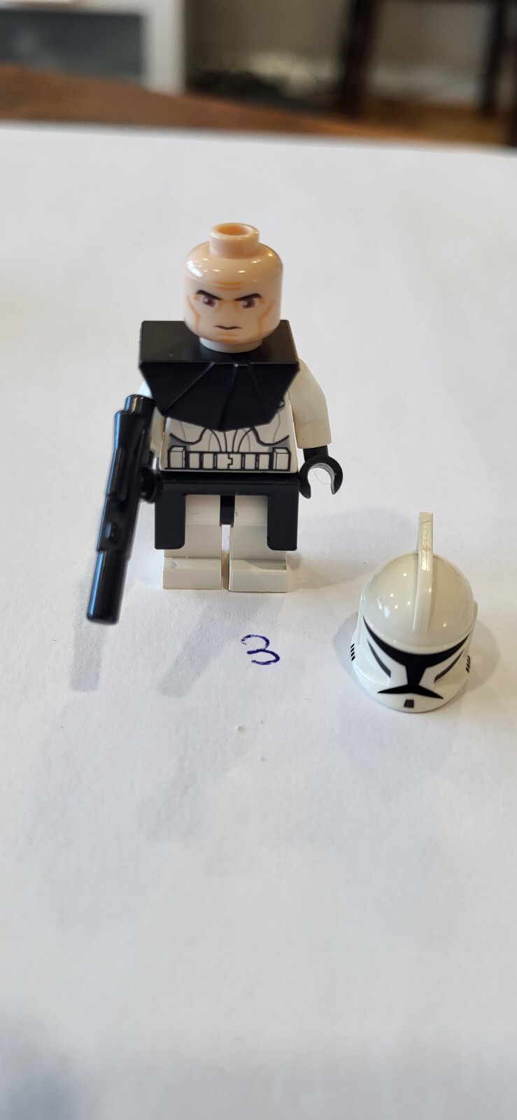 NMint Lego Minifigure Phase 1 Clone Trooper w/ Black Pauldron Kama ...