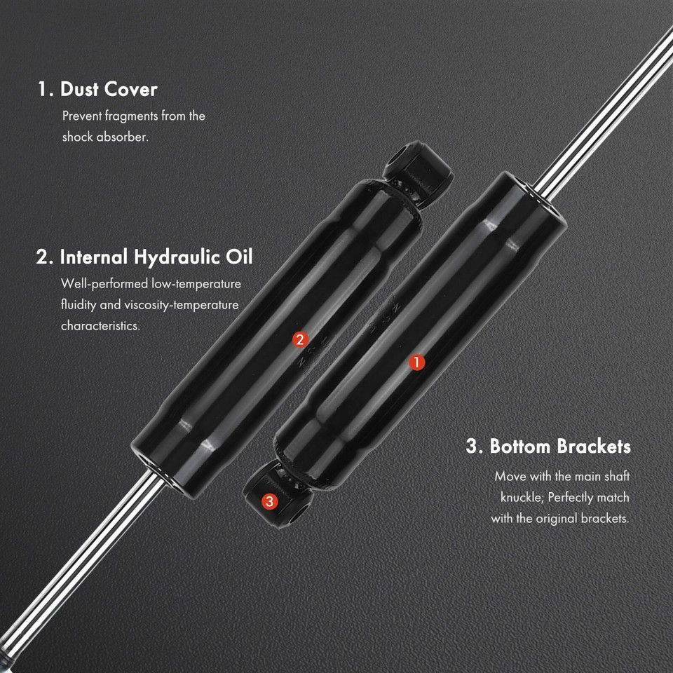 2x Front Shock Absorber for Mercedes-Benz W210 W211 E300 E320 E420 E430 ...