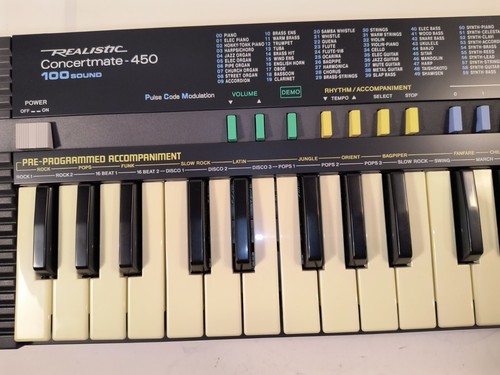 Concertmate Keyboard 450 Realistic 42-4011 Electronic Instrument SUPER ...