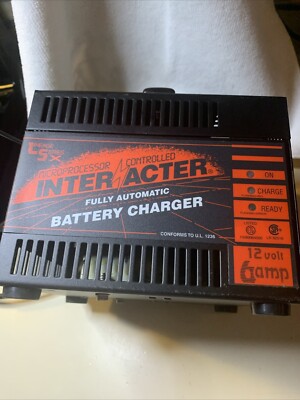 USED Interacter Fully Automatic Battery Charger w/ Red/Black Anderson ...