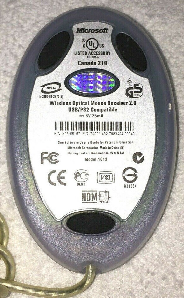 Microsoft Wireless USB Receiver Model 1013 | eBay