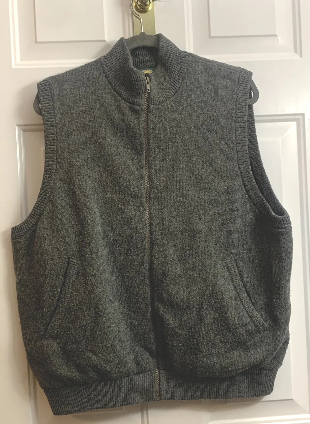 Cabela's Outfitter Men’s L Reg Vest Grey Outdoor Gear Wool Blend Full ...