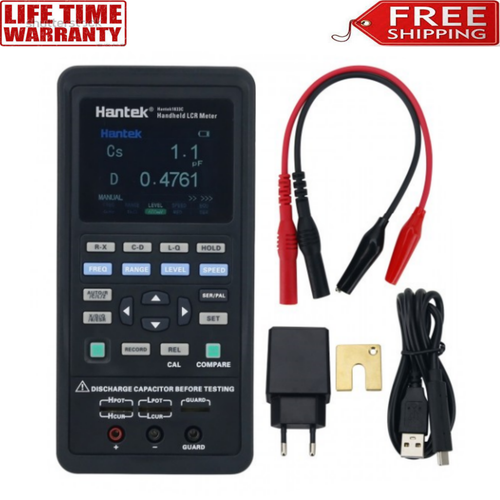 Hantek 1833C LCR Meter 2.8" LCD for Inductance Capacitance Resistance ...