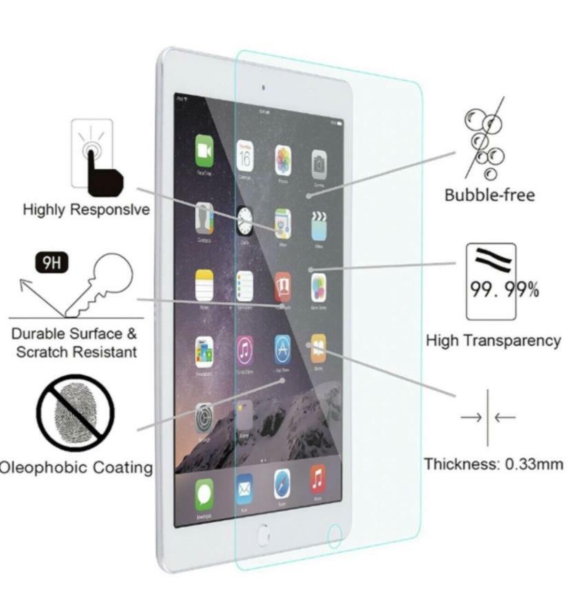 [2-Pack]Tempered GLASS Screen Protector for Apple iPad 8th Generation ...
