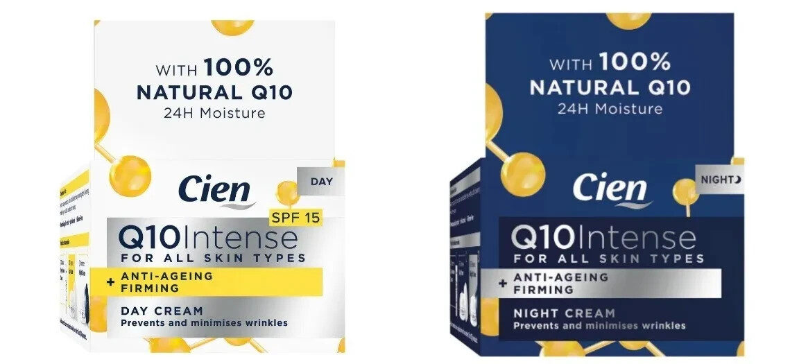 CIEN Q10 Day & Night Cream. Pure Hyaluronic Acid & Vitamin -E. Anti ...