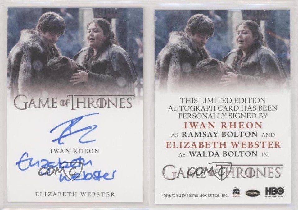 2020 Game of Thrones The Complete Series Dual Iwan Rheon Ramsay Bolton ...