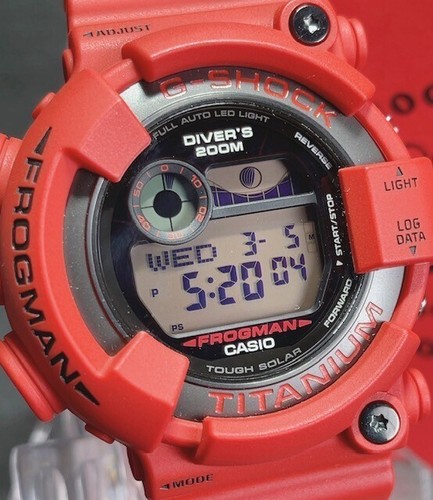 CASIO G-SHOCK FROGMAN GW-8230NT-4JR 30th Anniversary Red Frog Solar ...