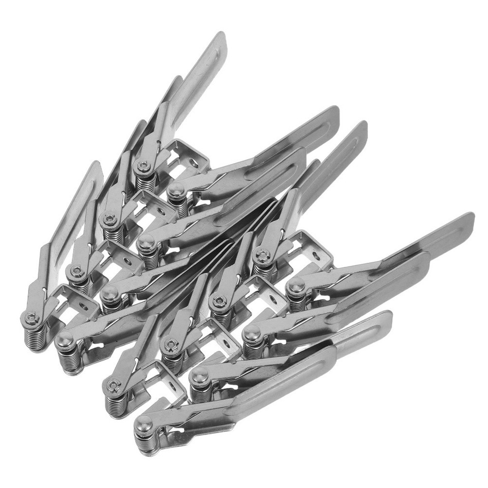8pcs Recessed Light Spring Clamps For Led Downlights - Metal Retaining ...