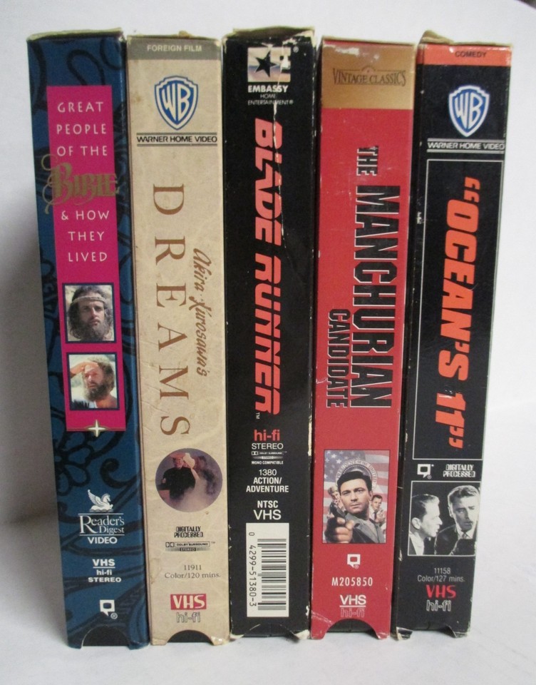 Vintage VHS “LOTS” of 5 or more Videos Pick & Choose Used & New - Buy ...