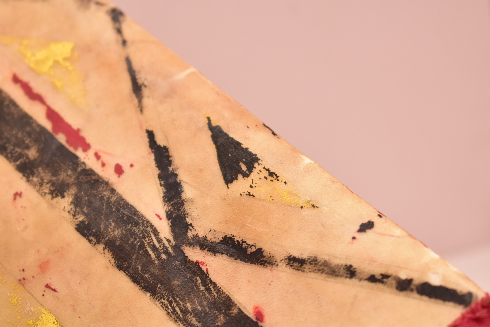 Native American Lakota Sioux Indian Painted Rawhide Parfleche Bag pouch ...