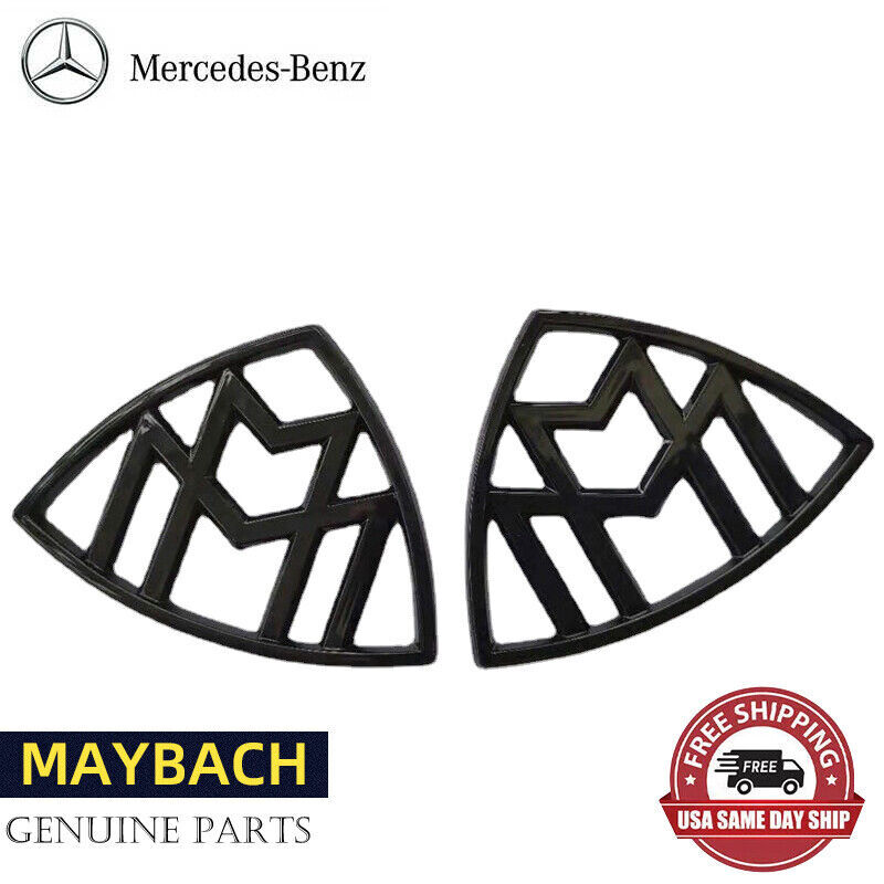 2Pcs Mercedes-Benz Maybach LH,RH Side Fender Emblem Badge Decal Sticker ...