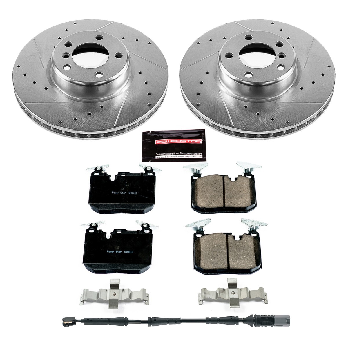 K6653 Powerstop Brake Disc and Pad Kits 2-Wheel Set Front for 320 330 ...
