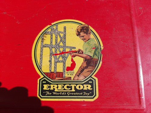 VTG Erector #10.5 Amusement Park Set Merry-Go-Round Parachute Jump ...
