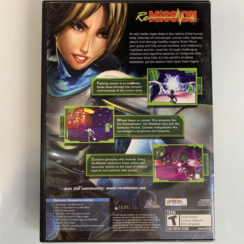 ReMission PC CD-ROM Video Game | eBay