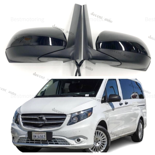Power Folding W447 Car Side Door Mirror Set For Mercedes Benz Vito ...