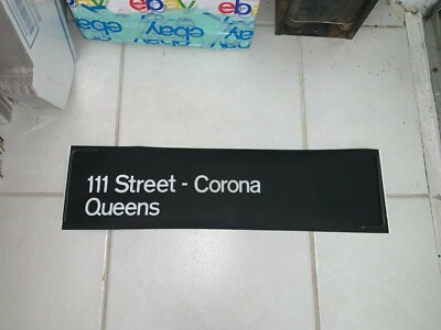 R21 NYC SUBWAY ROLL SIGN 111 ST. CORONA QUEENS NEW YORK TRANSIT ...