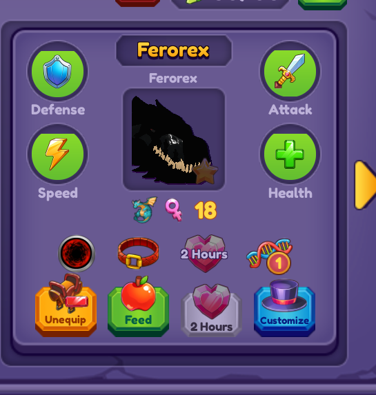 Roblox Dragon Adventures ONE MUTATION PURE PITCH FEROREX | eBay