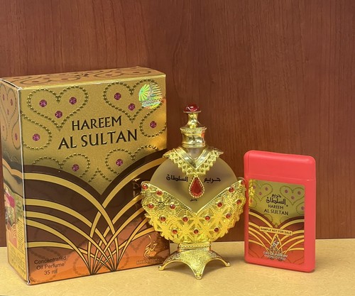 ORIGINAL Hareem Al Sultan Gold Perfumes- Concentrated Perfume Oil (35ml ...