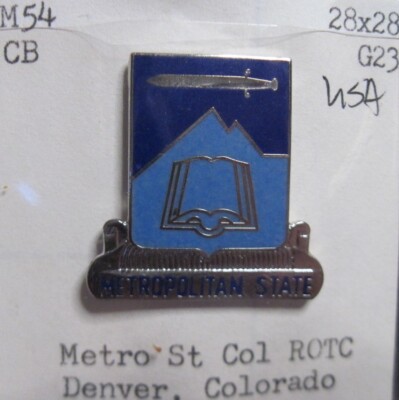 Army DUI DI cb JROTC ROTC Program METRO STATE COLLEGE Denver Colorado ...
