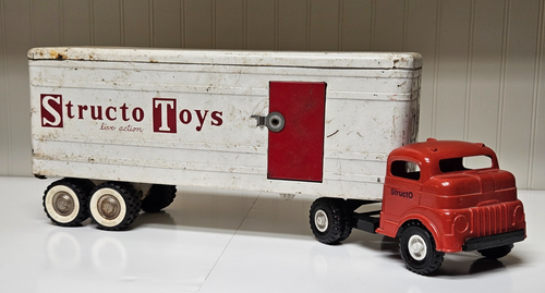 Vintage Structo Semi Truck - Cab and Trailer | eBay