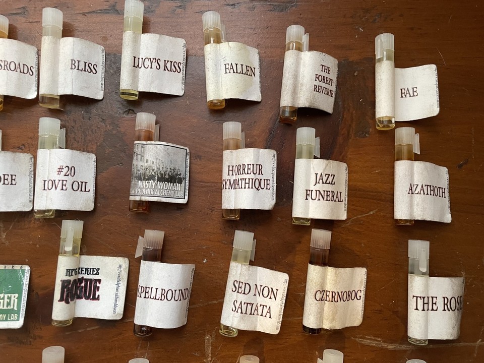45 Black Phoenix Alchemy Lab Perfume Samples BPAL Imps Ears Vintage ...