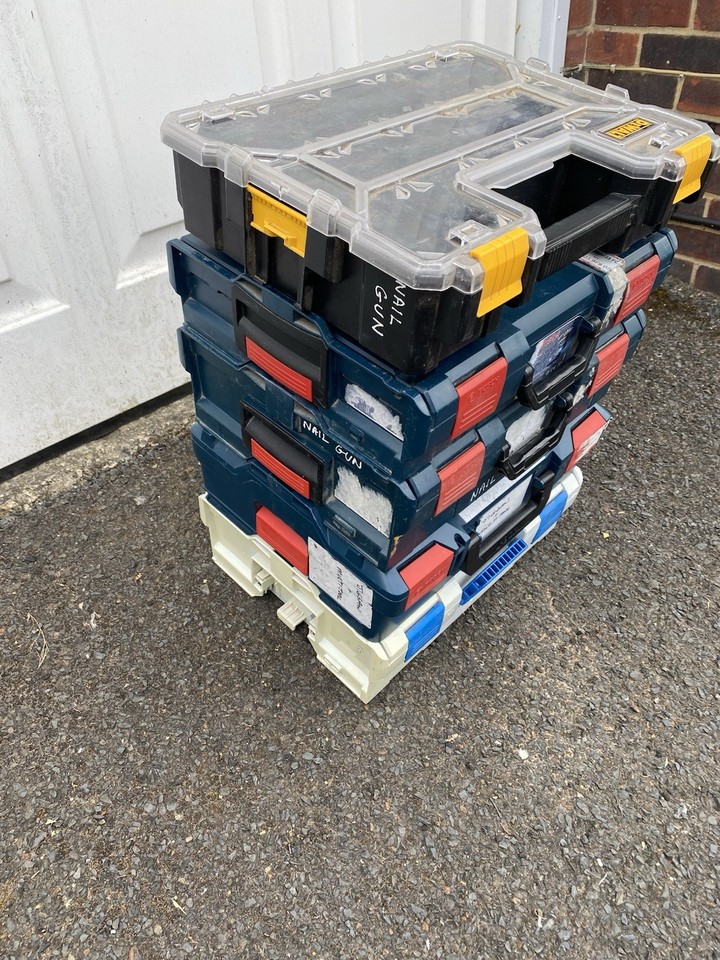 Selection Of Power Tool Cases, Mainly Bosch Sortimo, 1x Dewalt | eBay UK