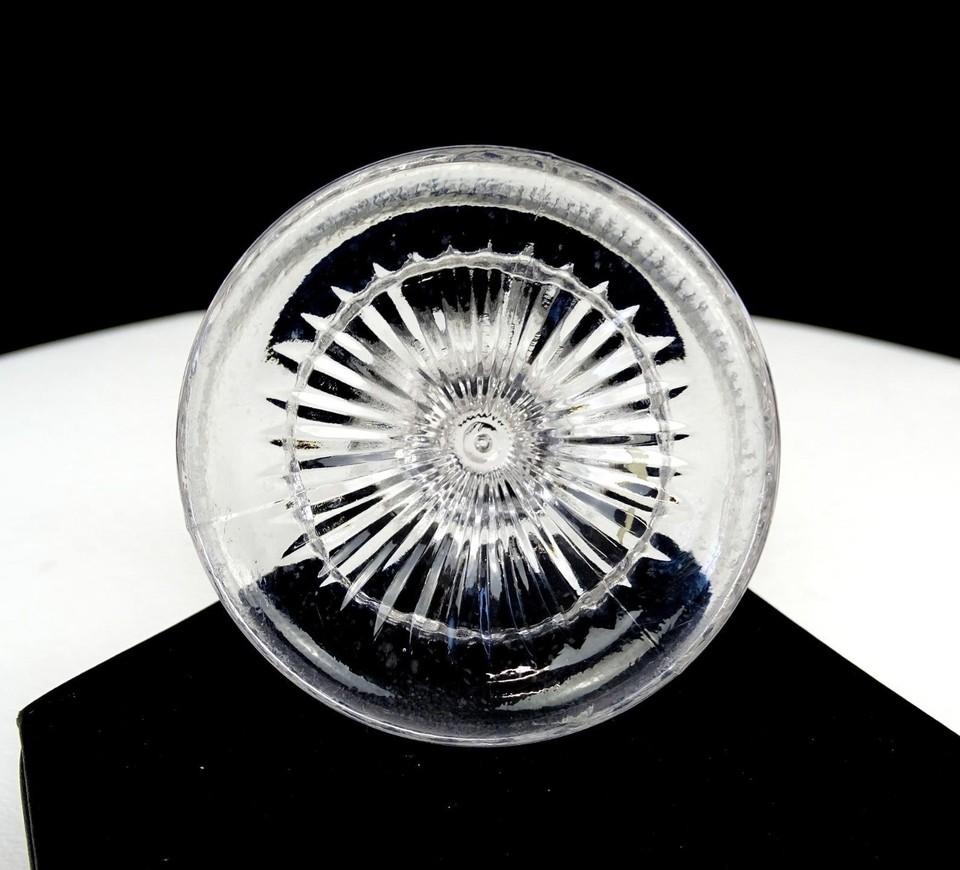 BARREL BELLFLOWER FINE RIB BRYCE MCKEE & CO EAPG FLINT 3 7/8" EGG CUP ...