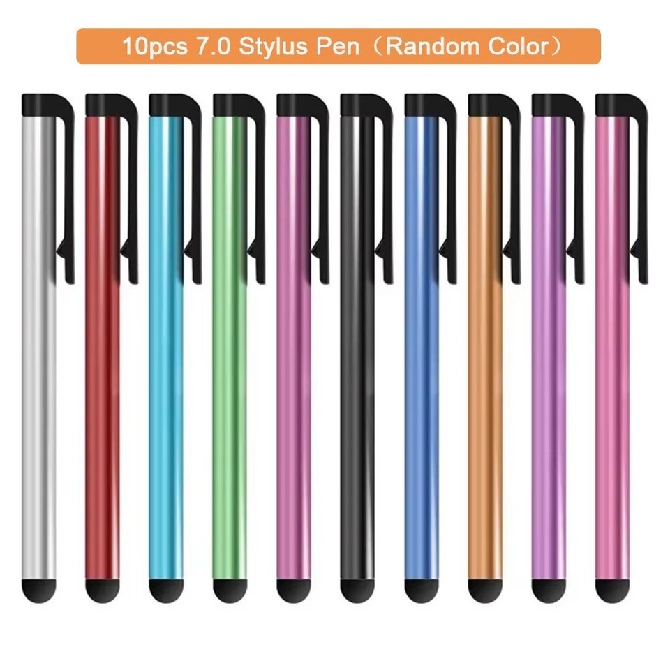 10x Stylus Pen Touch Screen Rubber Tip for All Tablets & Mobile Phones ...