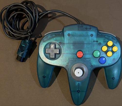 Nintendo 64 Controller Clear Blue Used | eBay