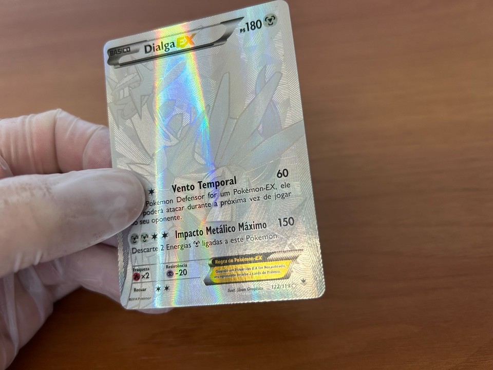 Dialga EX 122/119 XY Phantom Forces 2014 Pokemon TCG Rare Brazilian ...