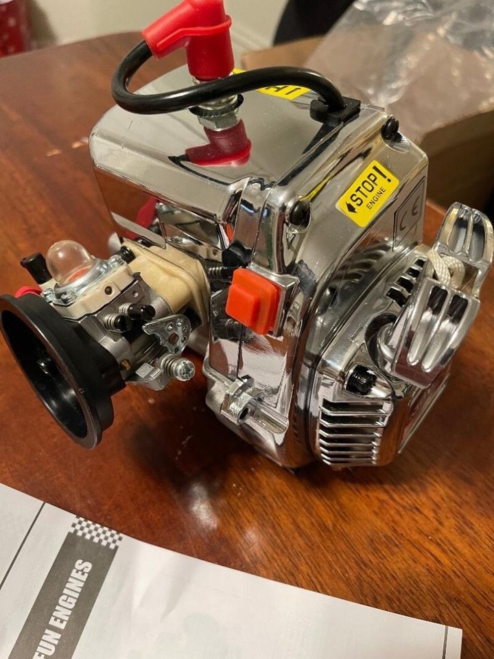 Rovan Baja 36cc 2-Stroke Gas 4-Bolt Chrome Dual Ring Piston Engine | eBay