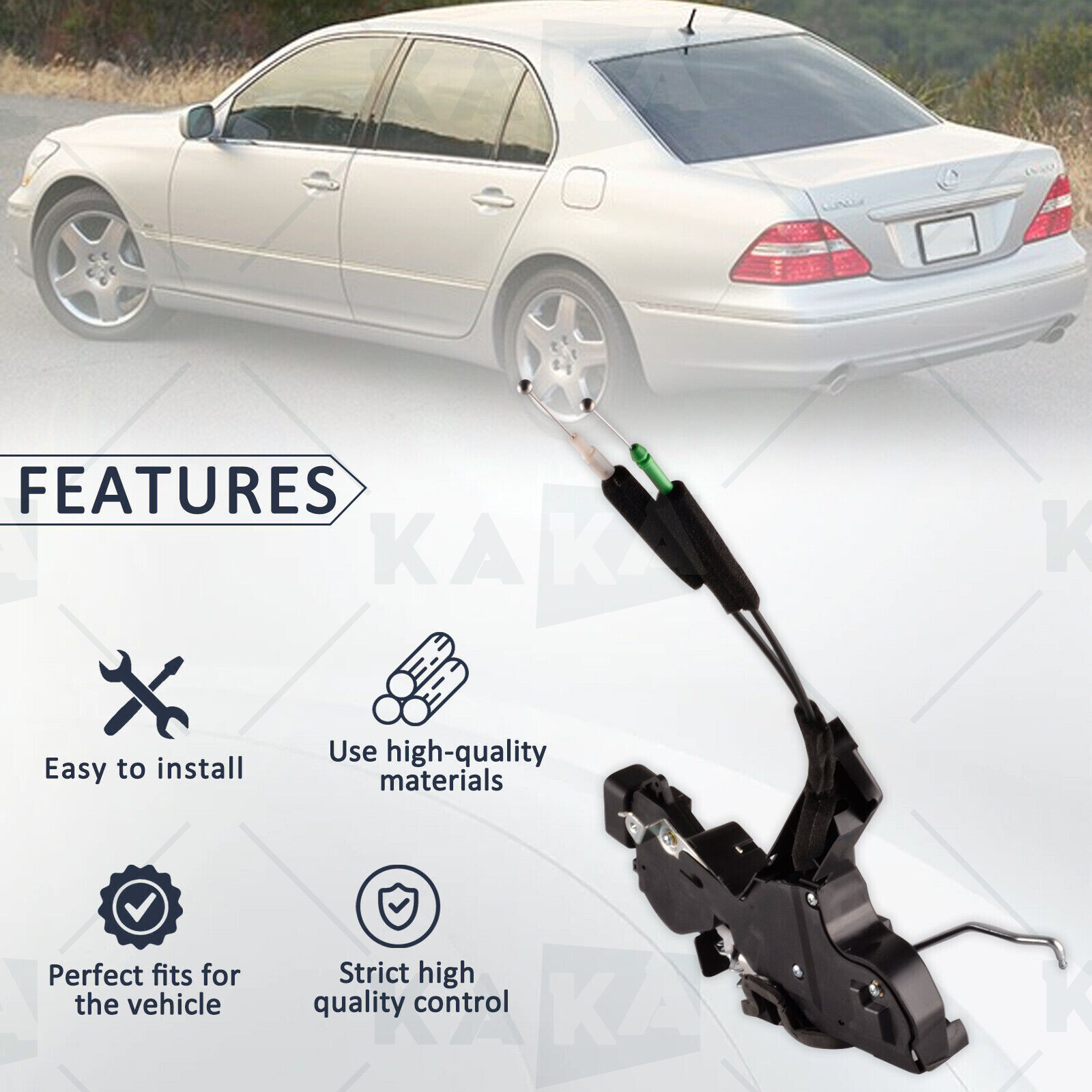 Front Right Passenger Side Door Lock Actuator for 2001-2006 Lexus LS430 ...