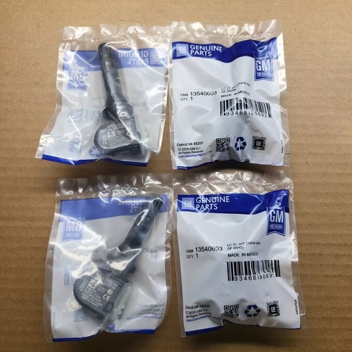 4PCS Genuine OEM GMC Chevy Buick Cadillac TPMS Tire Pressure Sensor ...