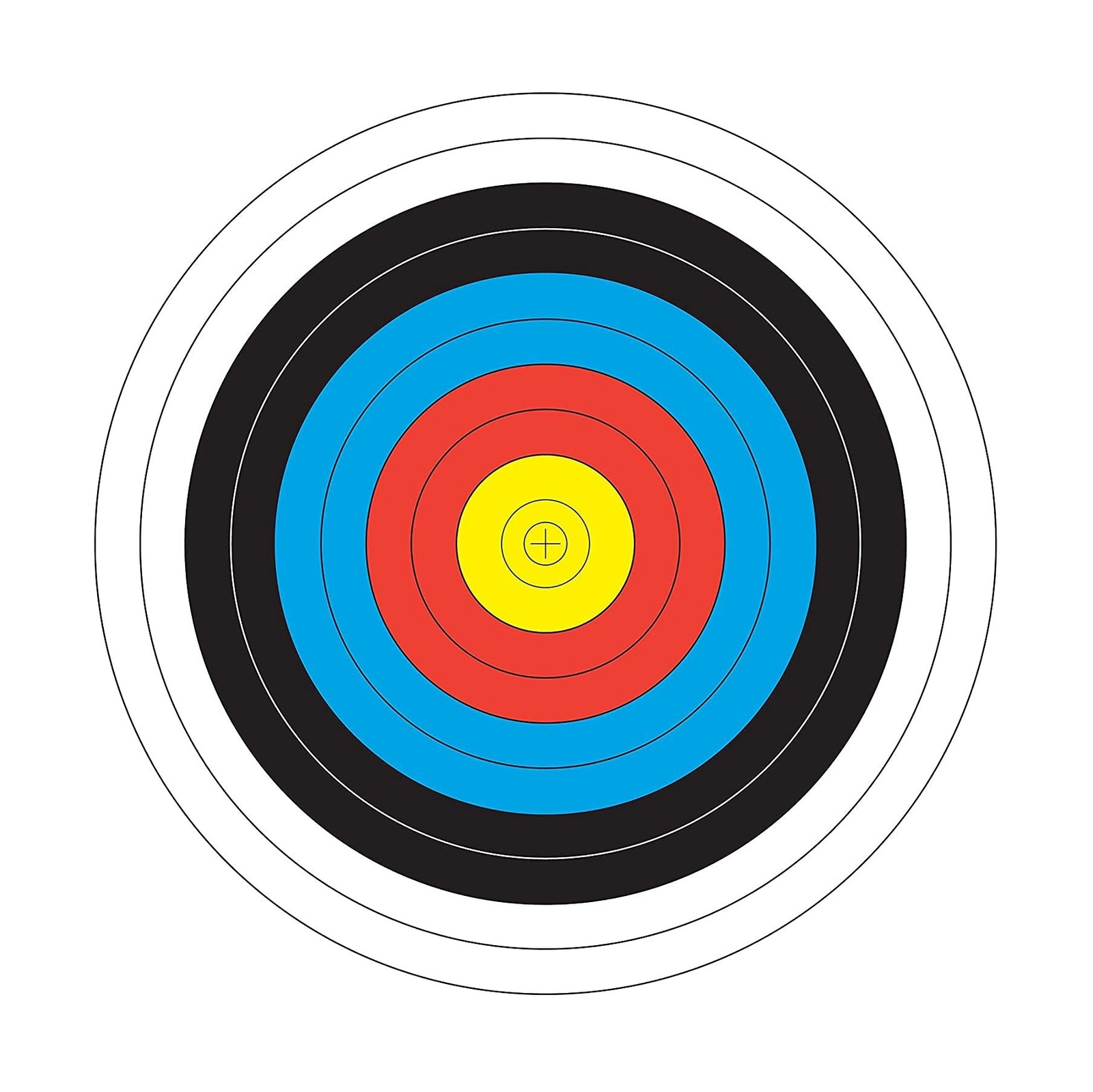 Archery 40cm & 80cm Targets by Longbow 25 pack (80cm) 80cm Archery ...