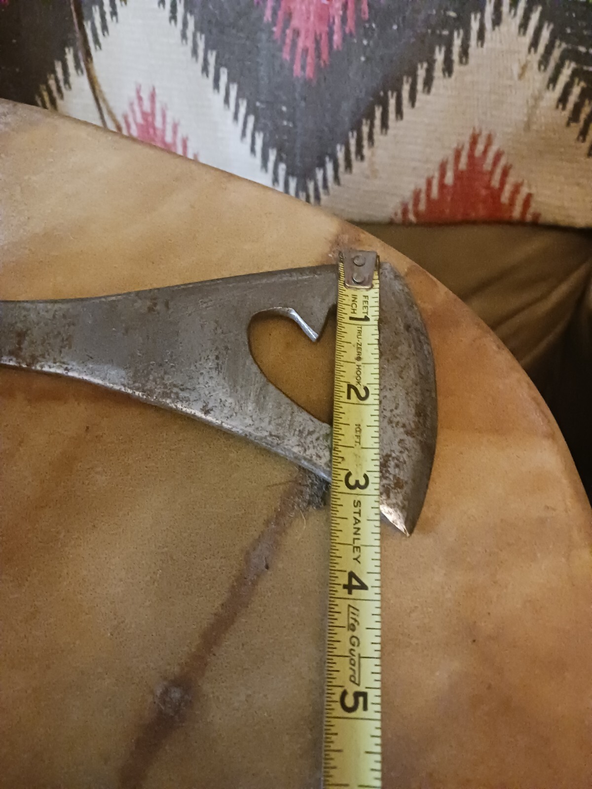 **AWESOME VINTAGE NATIVE AMERICAN IRON TOMAHAWK NICE DETAILS VERY ...