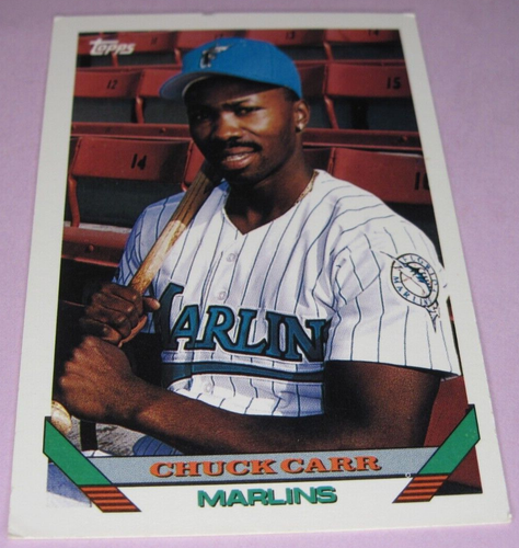 1993 Topps Gold Baseball # 722 Chuck Carr | eBay