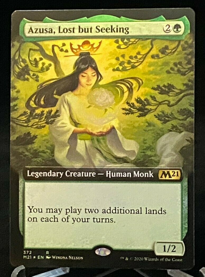 Core 2021 Magic the Gathering MTG Azusa, Lost but Seeking Extended Foil ...