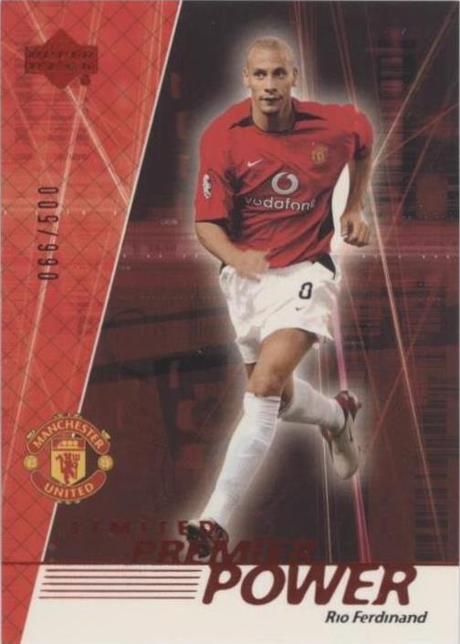 2002 Upper Deck Manchester United - Premier Power Rio Ferdinand #65 ...