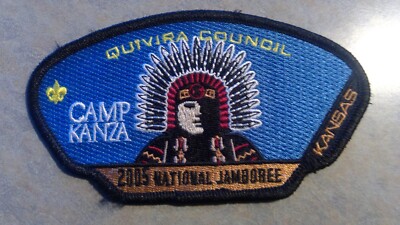 JSP: Quivira Council 2005 National Jamboree shoulder patch / CAMP KANZA ...