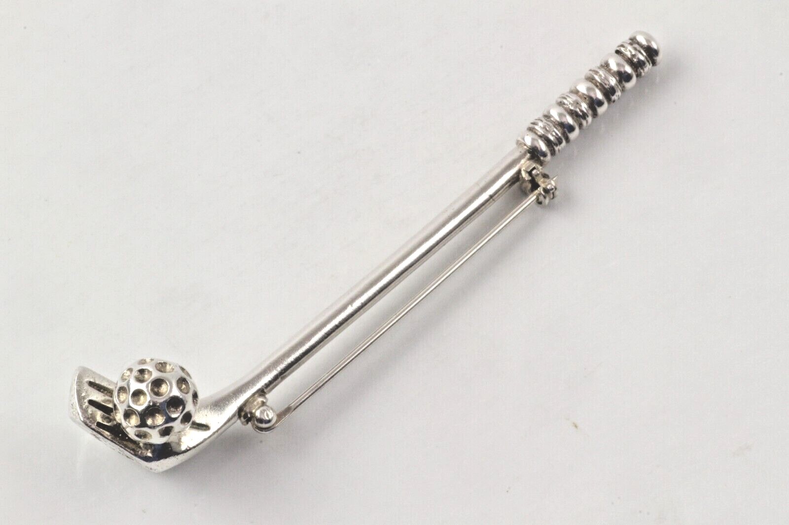 CLASSIC TAXCO STERLING SILVER GOLF CLUB & BALL PIN/B… - Gem