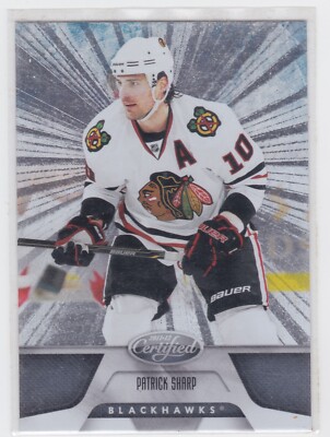 11/12 CERTIFIED...PATRICK SHARP...TOTALLY SILVER...CARD # 4 ...